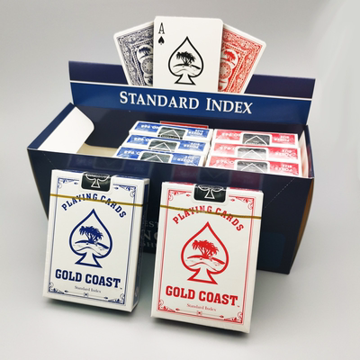 新款968扑克 纸牌宽牌 goldcoast白边扑克牌桌游 魔术玩具