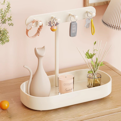 入户玄关钥匙架客厅挂架托盘盒