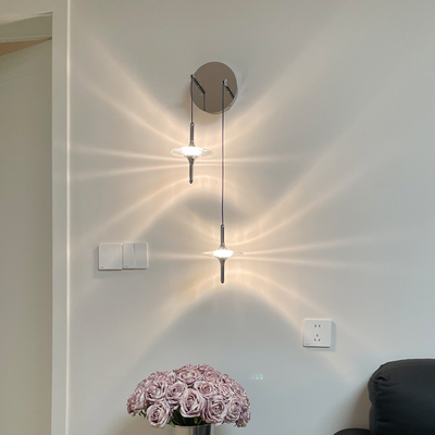 意式星星艺术灯客厅水晶卧室床头壁灯包豪斯现代简约背景墙壁灯