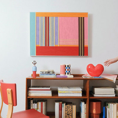 《霓虹甜心》粉色系列客厅装饰画小众艺术卧室壁画小清新玄关挂画