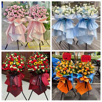 同城鲜花店送朋友新店公司开业花篮山东省菏泽市牡丹区定陶区曹县