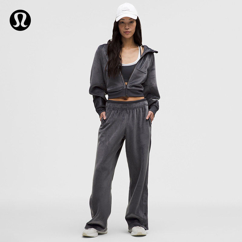 Scuba Tearaway女士常规款中腰运动裤 *丝绒丨lululemon丨LW5IMVA