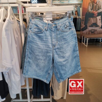 LEE拉锁短裤夏季牛仔裤