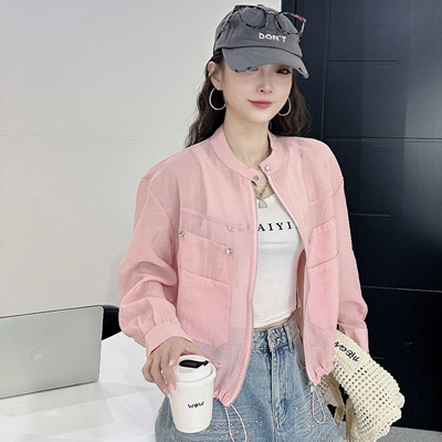 夏季新款防晒衣短款外套百搭外衣