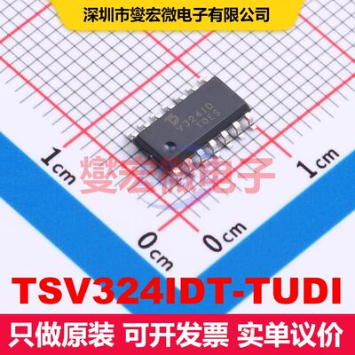 TSV324IDT-TUDI SOP-14 仪器放大器 线性 集成芯片IC