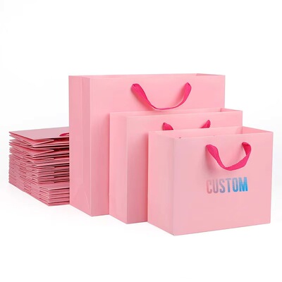 手提袋纸袋定制礼品袋2025新款Bolsa De Papel彩色纸袋LOGO包装袋