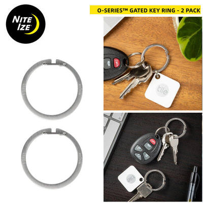 奈爱O型开口钥匙圈防丢