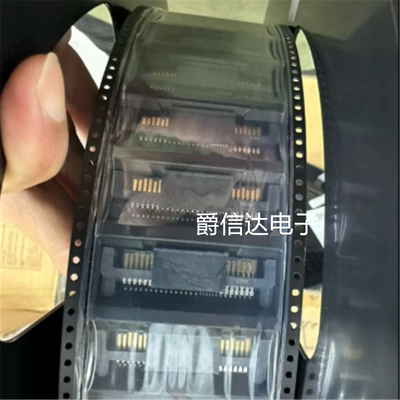 安费诺PSAS5M2130121TR SFF-8639 U.3 Gen5 卧式90度PCIE/SAS 5.0