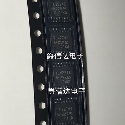 TLV274IPWR 丝印TLV274I 轨到轨运算放大器 封装TSSOP14 全新原装