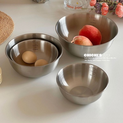 家用厨房凉拌沙拉料理盆直边盆