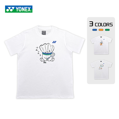 YONEX/尤尼克斯新款羽毛球服文化衫yy男女款速干运动短袖T恤-3099