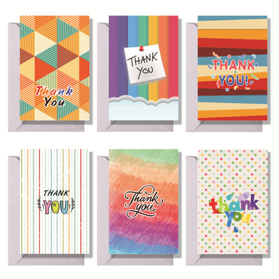 THANK YOU感谢小卡片小贺卡+信封+贴纸 DX1029