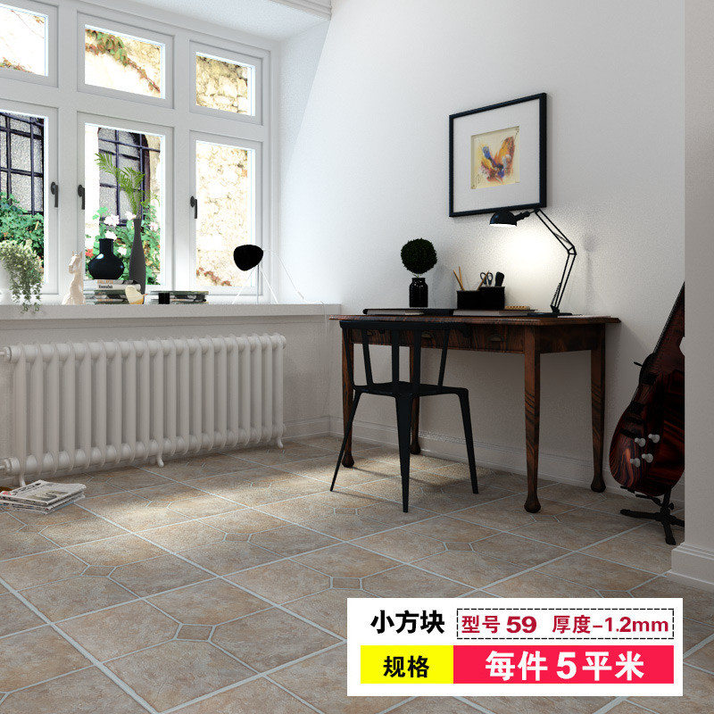 3zby批发5平方家用自粘地板贴pvc地板革地防水泥地板胶垫加厚耐磨