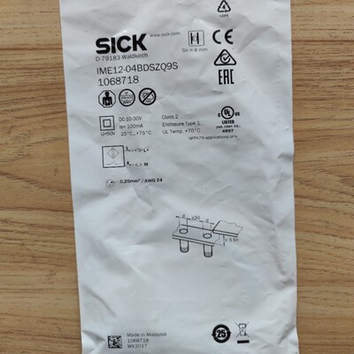 热销接近开关电感式sickime12-04bdszq9s