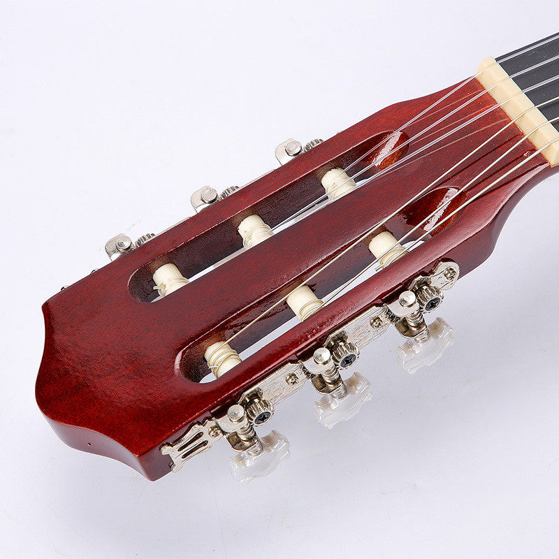 热销39寸椴木古典吉他源头厂家38寸guitar初学者成人缺角木吉爆品