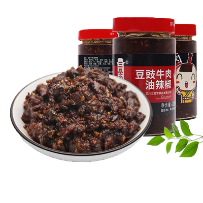 三圣宫豆豉牛肉香辣拌饭酱