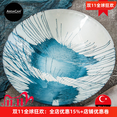 轻奢北欧创意玻璃水果盘盆