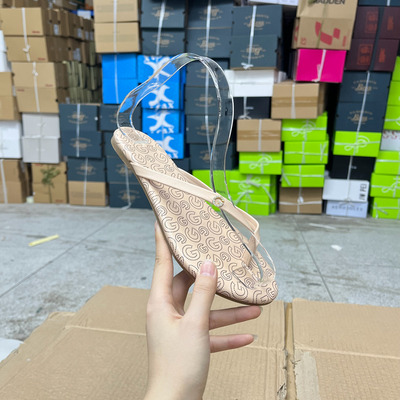 夹趾平底拖鞋简约舒适人字拖沙滩