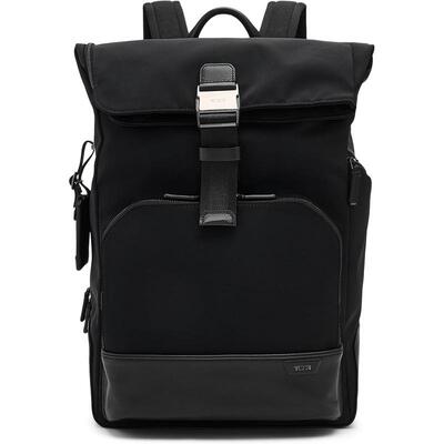 代购TUMI途明女士双肩包卷盖设计多隔层收纳笔记本电脑仓