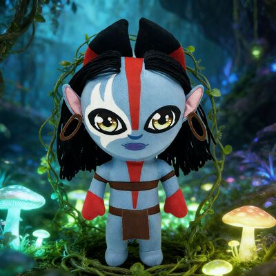 现货跨境新品Avatar：Fire and Ash长发的阿凡达毛绒玩偶公仔玩具