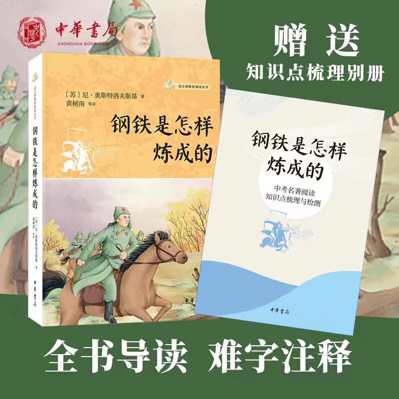 钢铁是怎样炼成的 (苏)尼·奥斯特洛夫斯基 著 黄树南 等 译 社会科学其它文学 新华书店正版图书籍 中华书局