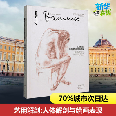 艺用解剖:人体解剖与绘画表现 (德)戈特弗里德·巴梅斯 著 陈莉,杨扬 译 绘画（新）艺术 新华书店正版图书籍 大象出版社