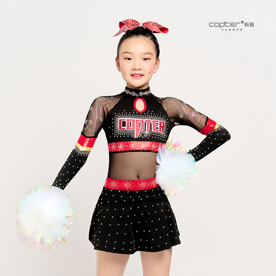 copter新款比赛服花球儿童