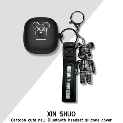 适用于Libratone小鸟耳机AIR SE耳机充电仓盒保护套卡通动漫软壳小鸟耳机air se耳机保护套连体式防摔创意绳