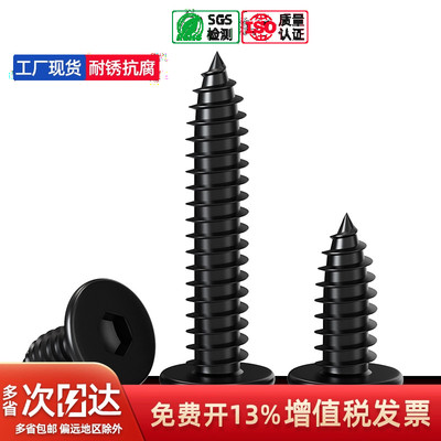 荣生泰黑色304CA十字自攻螺丝