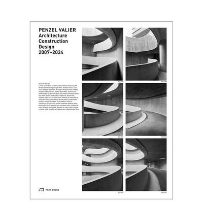 【预售】瑞士建筑设计公司Penzel Valier Penzel Valier 英文进口原版建筑设计图书Leonore Daum外文正版