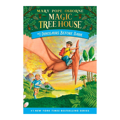 【预售】神奇树屋1 英文原版 恐龙谷历险记 Magic Tree House Dinosaurs Before Dark 进口儿童英语初级章节书 少儿经典冒险小说