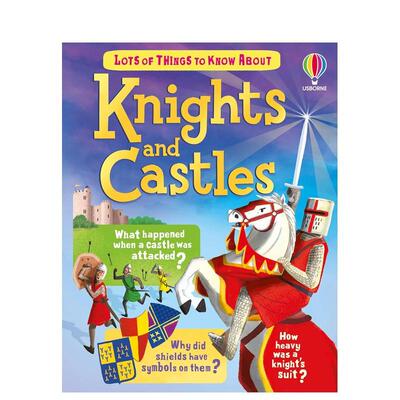 【预售】关于骑士与城堡的读之书 About Knights and Castles【Lots of Things to Know】英文进口原版儿童绘本图书Laura Cowan
