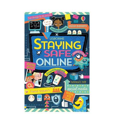 【预售】网络安全小贴士Staying safe online【Usborne Life Skills生活技能】英文进口原版青少年读物儿童图书Louie Stowell