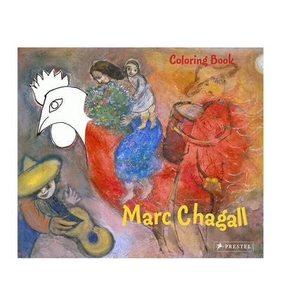 【现货】夏加尔：绘画本Coloring Book Chagall英文进口原版儿童图书3-6岁艺术启蒙Doris Kutschbach