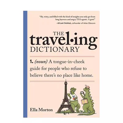 The Traveling Dictionary旅行/观鸟/露营/跑步词典英文进口原版学习类图书Ella Morton外文【口袋趣解词典系列】