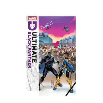 【预售】黑豹 卷4：宿命与毁灭 Ultimate Black Panther By Bryan Hill Vol. 4 英文漫画进口原版图书籍外文正版Stefano Caselli