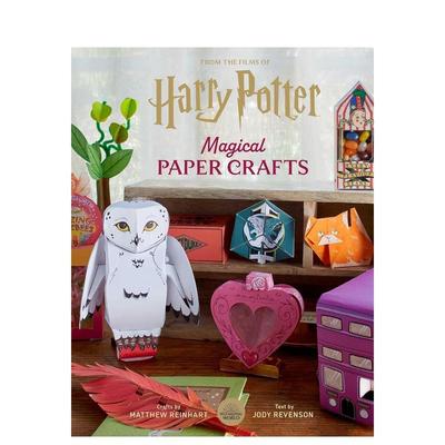【预售】哈利波特 魔法纸艺：受魔法世界启发的24件作品 Harry Potter 英文进口原版手工制作图书Matthew Reinhart and Jody Reve