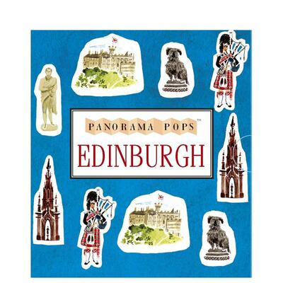【现货】【全景立体旅行系列】爱丁堡Edinburgh: Panorama Pops英文进口原版儿童图书Nina Cosford外文正版