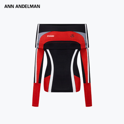 ANNANDELMAN一字肩修身打底长袖