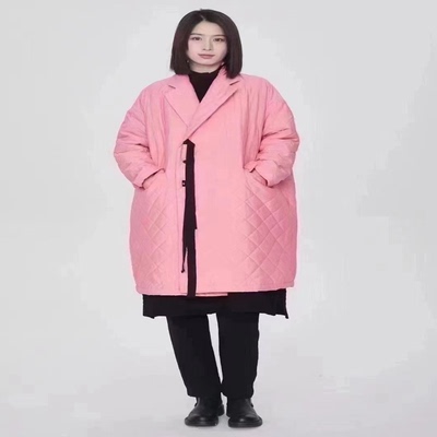 紫布语休闲保暖棉衣外套棉服