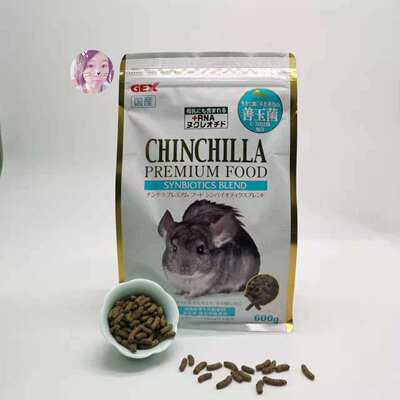 日本GEX善玉菌龙猫粮保护肠胃