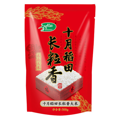 东北大米长粒香米十月稻田500g