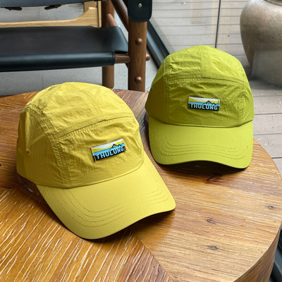 户外速干薄款黄色棒球帽子女学生情侣防晒遮阳帽夏季大头鸭舌帽男