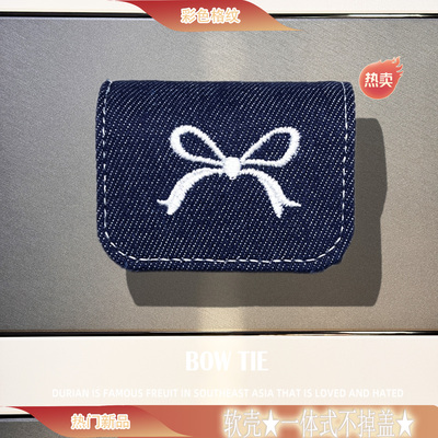 彩色格纹创意耳机套适用vivotws5保护套tws4壳vivo一体式iqoo蓝牙耳机套tws3e蝴蝶结air3pro连体tw5耳机盒3i