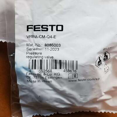 FESTO减压阀，VRPA-CM-Q4-E  8086003议价