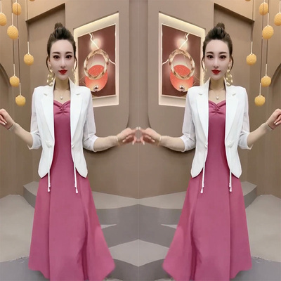 2023夏季国服西服时尚套装