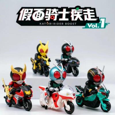 现货万代BANDAI NAMCO假面骑士疾走摩托车系列弹盲盒周边Q版玩具