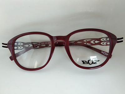 BOZ PLATINE 1322 暗红色 女 眼镜平面镜