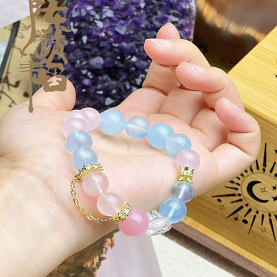 菟小菟陈靖韬定制水晶手链