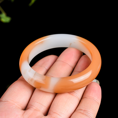 玉缘玉翡缘玉翡缘新疆和田白玉且末糖料糖白玉羊脂玉正品手镯女款